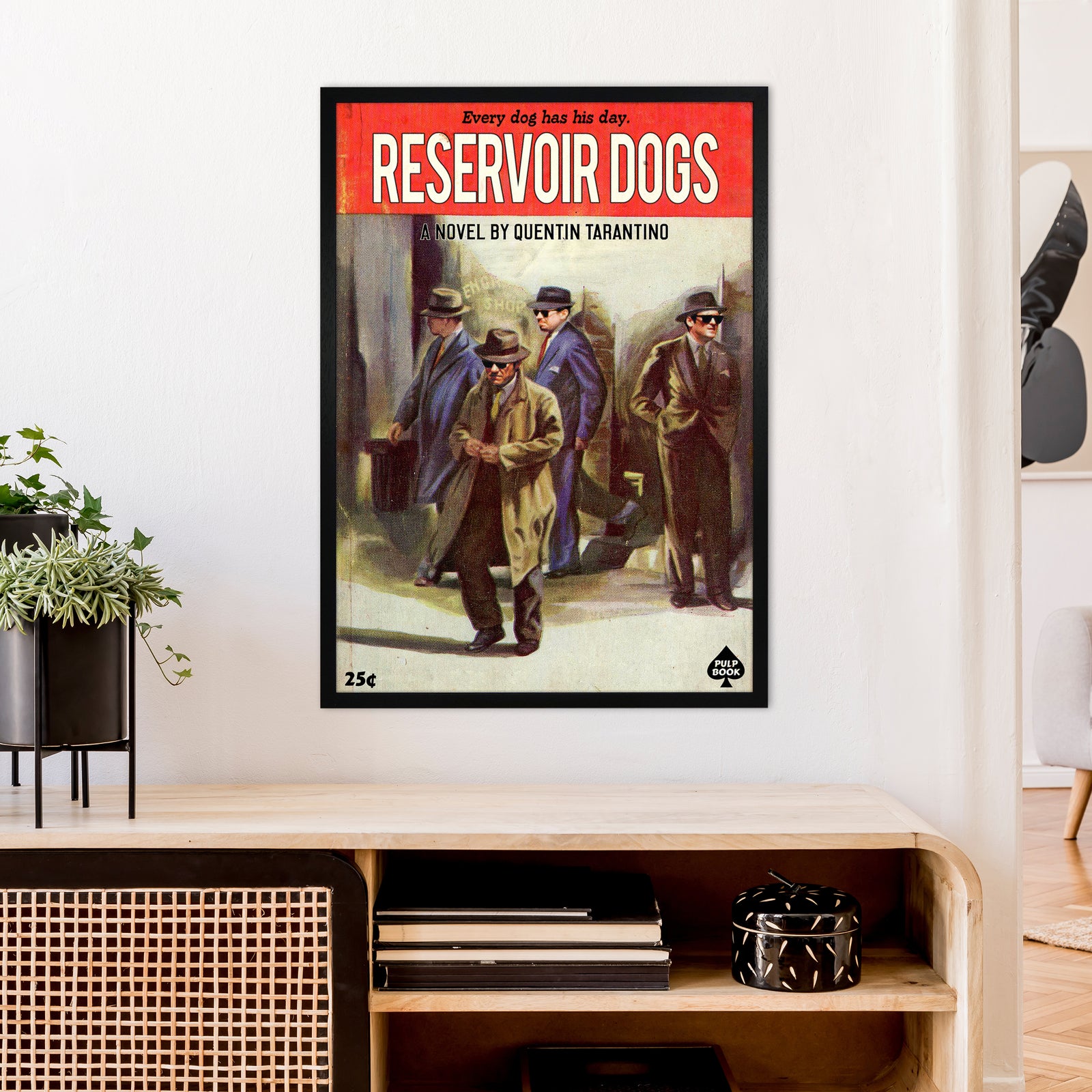 Reservoir Dogs by David Redon Retro Movie Poster Framed Wall Art Print