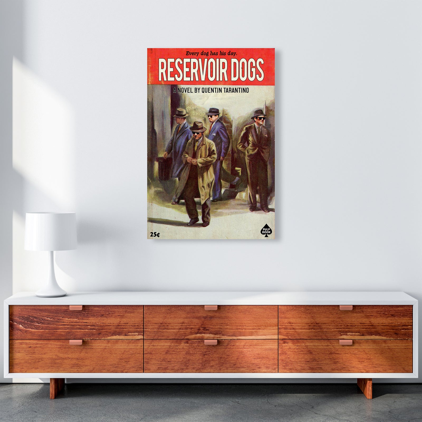 Reservoir Dogs by David Redon Retro Movie Poster Framed Wall Art Print
