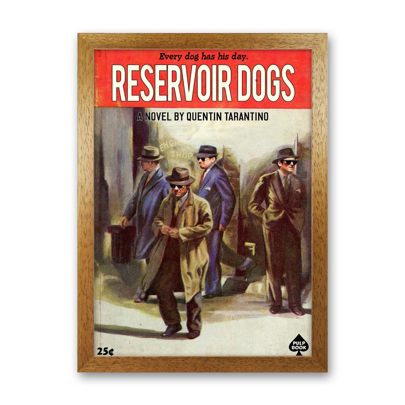 Reservoir Dogs by David Redon Retro Movie Poster Framed Wall Art Print