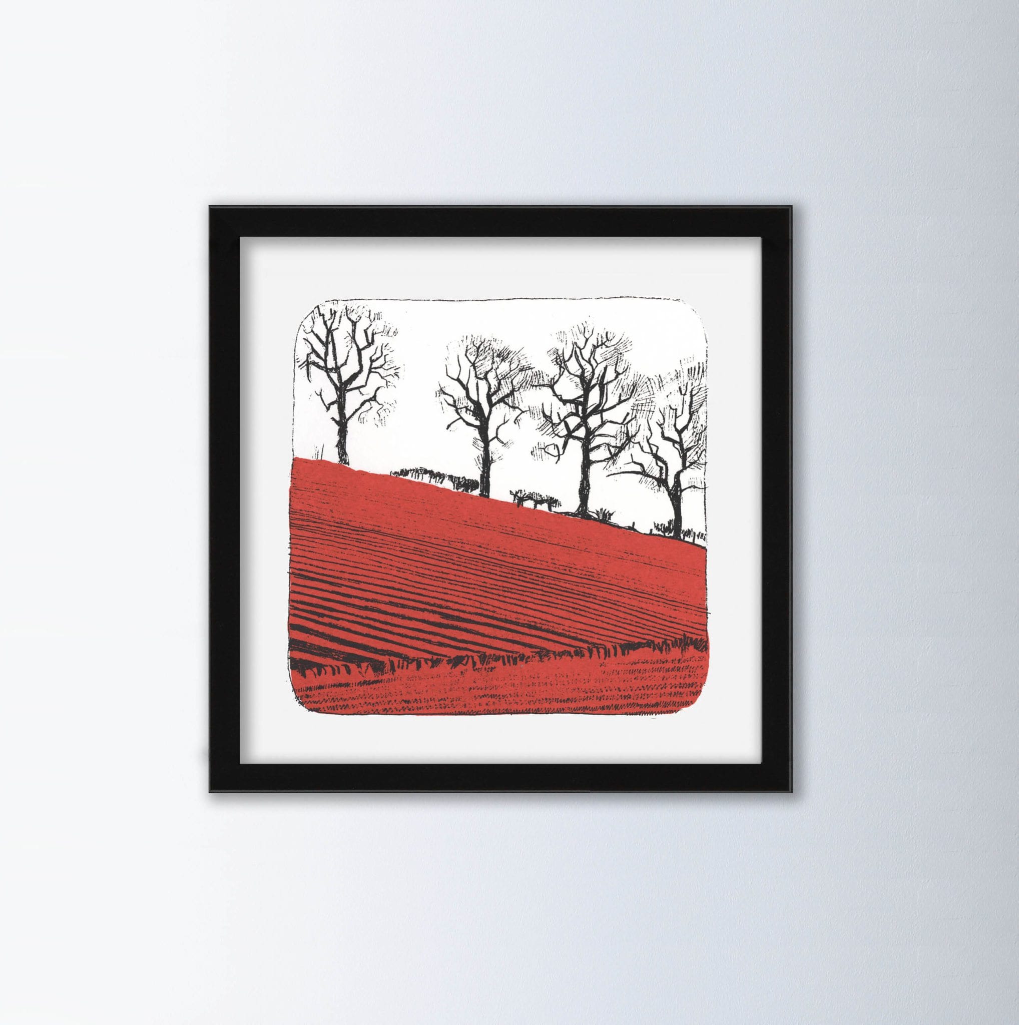 The Ploughed Field Nature Art Print By James Bywood