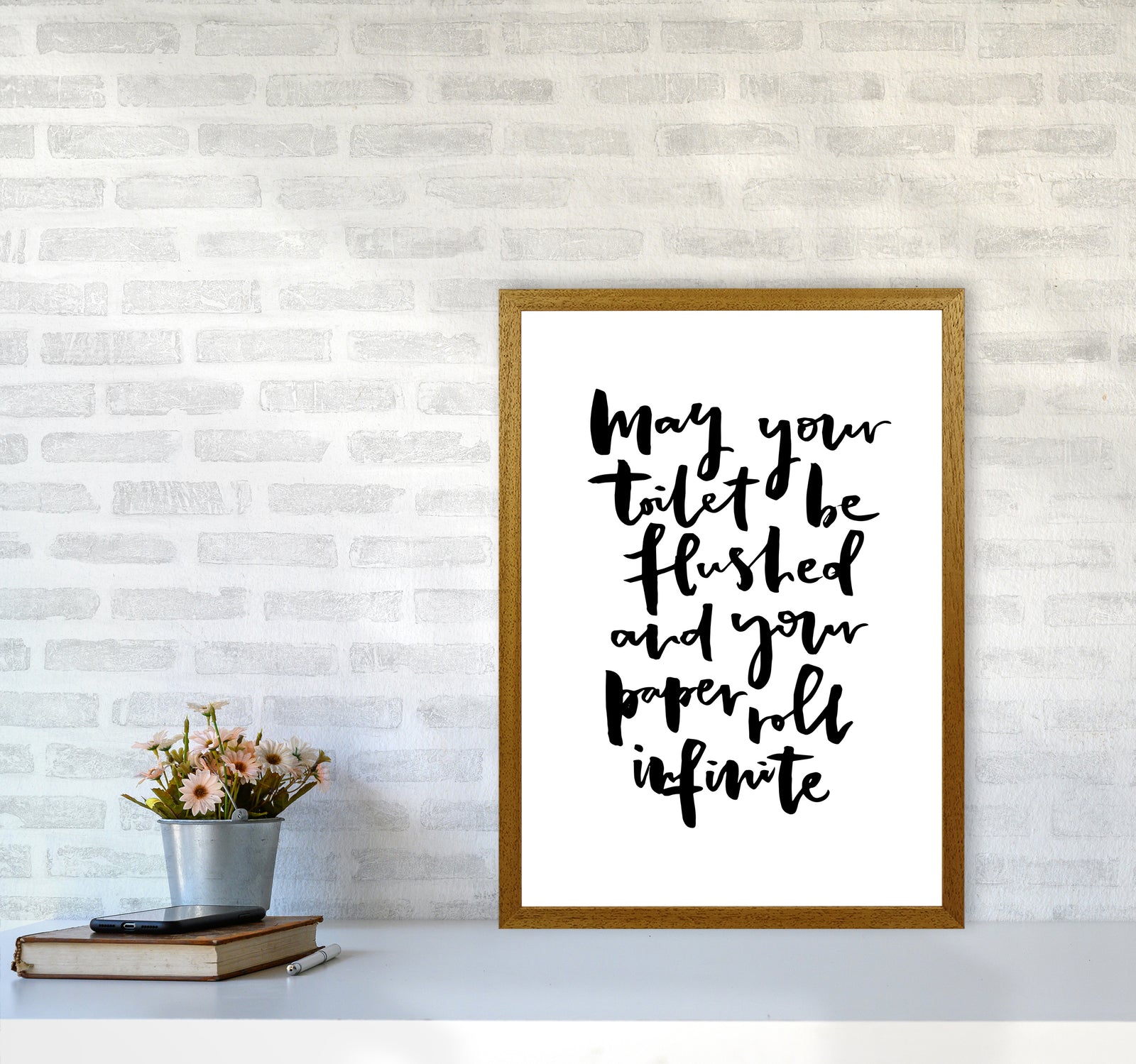 May Your Toilet Be Flushed Bathroom Art Print By Planeta444