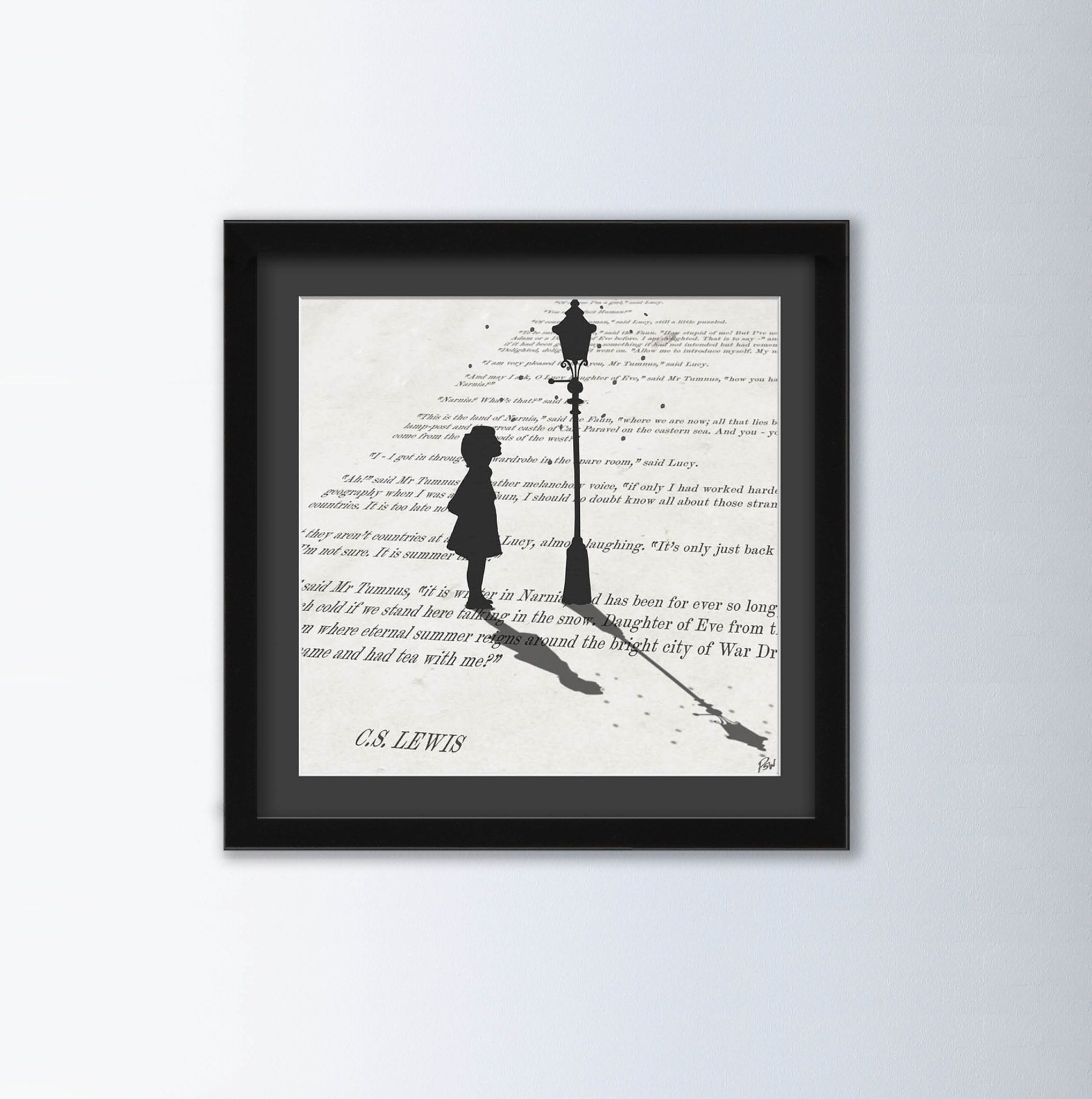 Lucy And The Lampost By Peter Walters