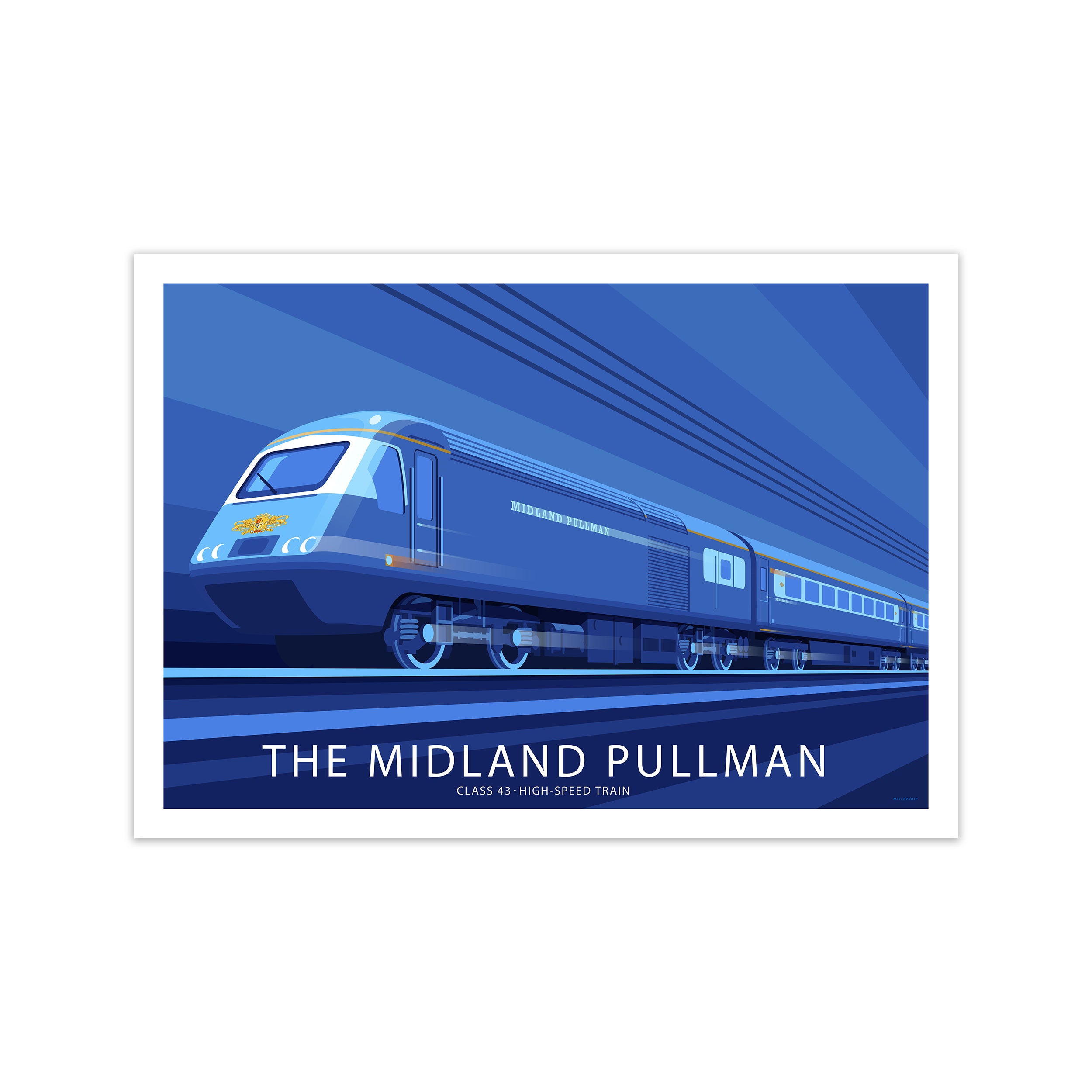 Hst Pulman Travel Art Print By Stephen Millership